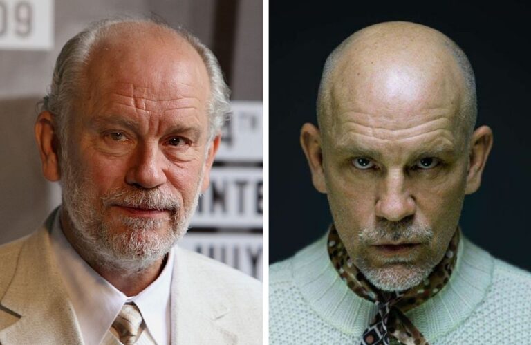 19 Bald Celebrities Before & After Embracing Baldness